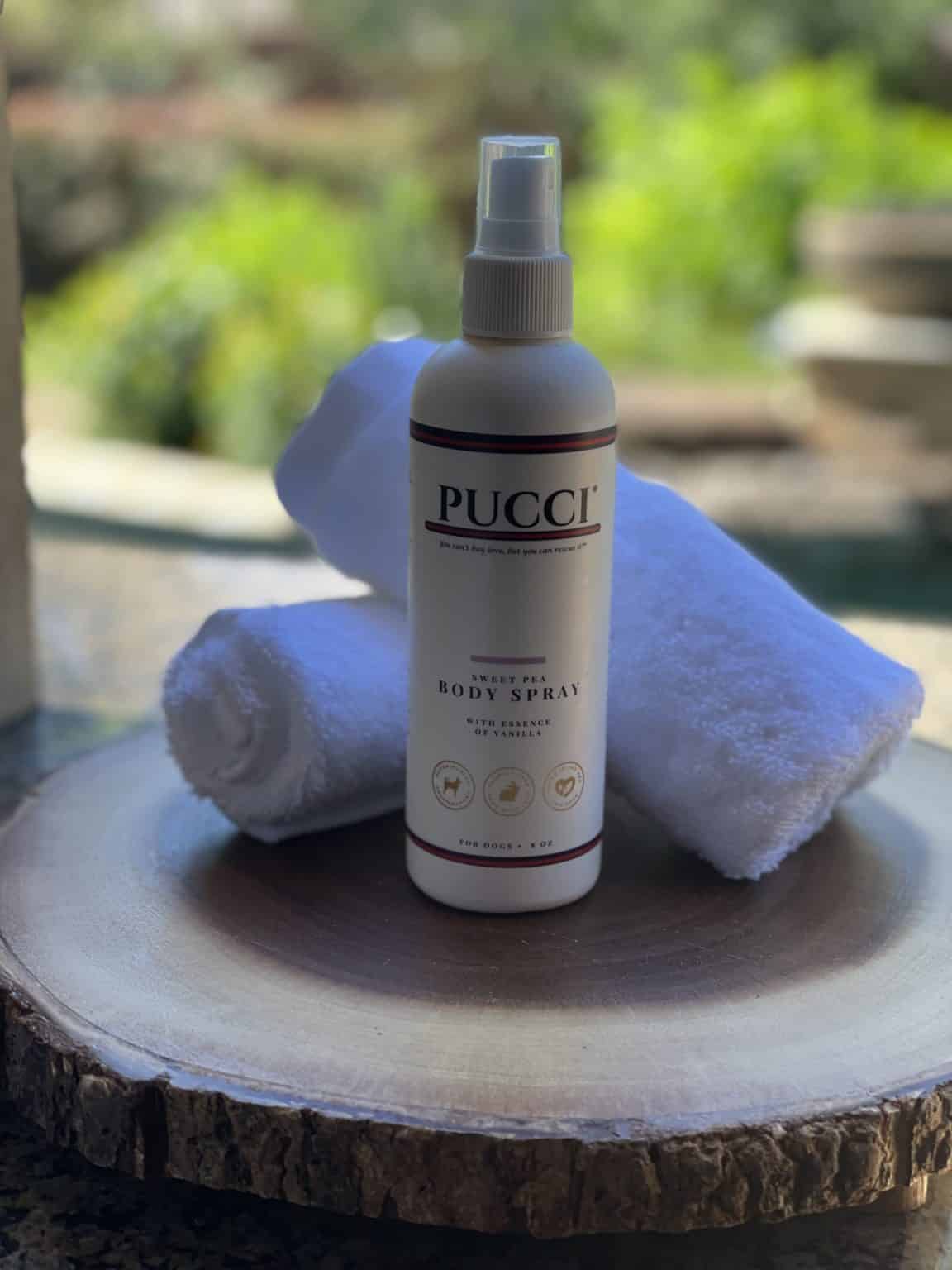 PUCCI Sweet Pea and Vanilla Body Spray for Dogs - PUCCI Café